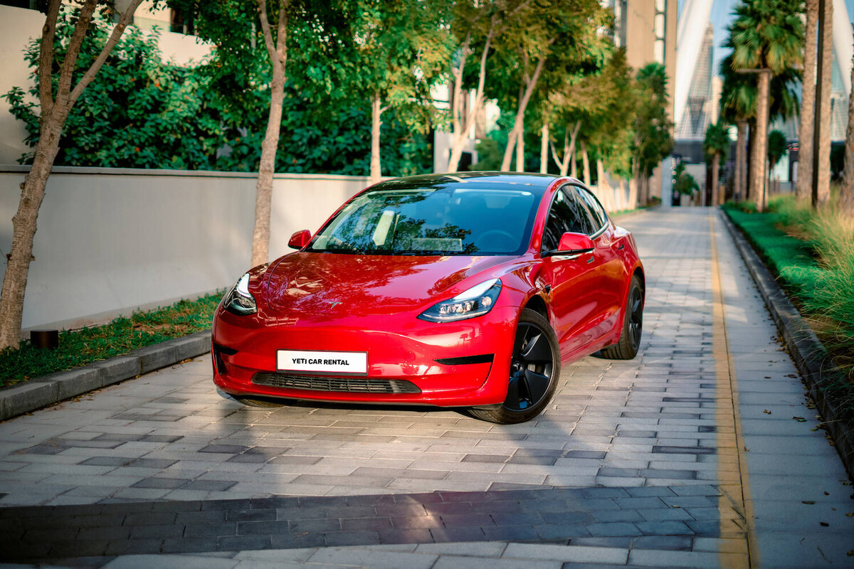 Lease Tesla Model 3 2021-2023 in Abu Dhabi, UAE - Tesla Model 3 2021 ...